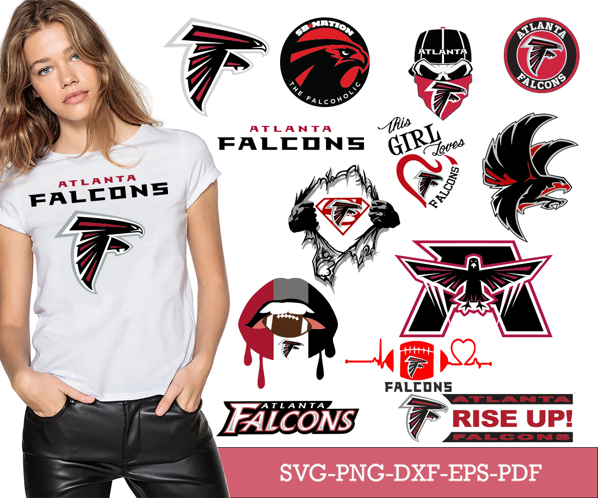 25 Atlanta Falcons Logos SVG Bundle - Unique Designs | Inspire Uplift