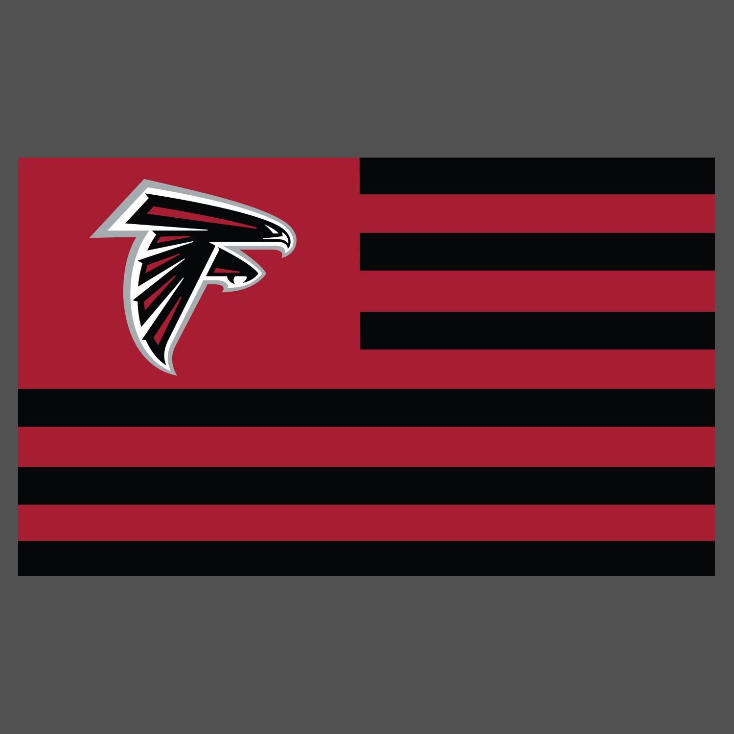 Atlanta Falcons Flag SVG | Inspire Uplift
