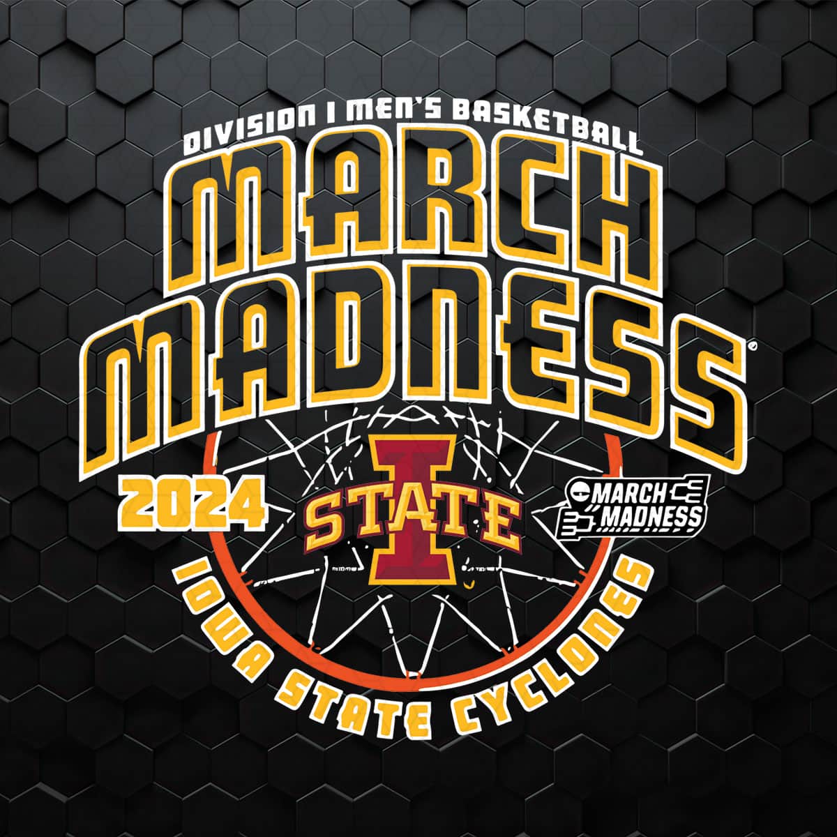 Iowa State Cyclones 2024 NCAA March Madness SVG - Inspire Uplift