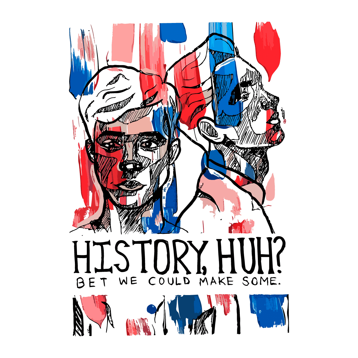 Red White And Royal Blue SVG History Huh SVG Digital File | Inspire Uplift