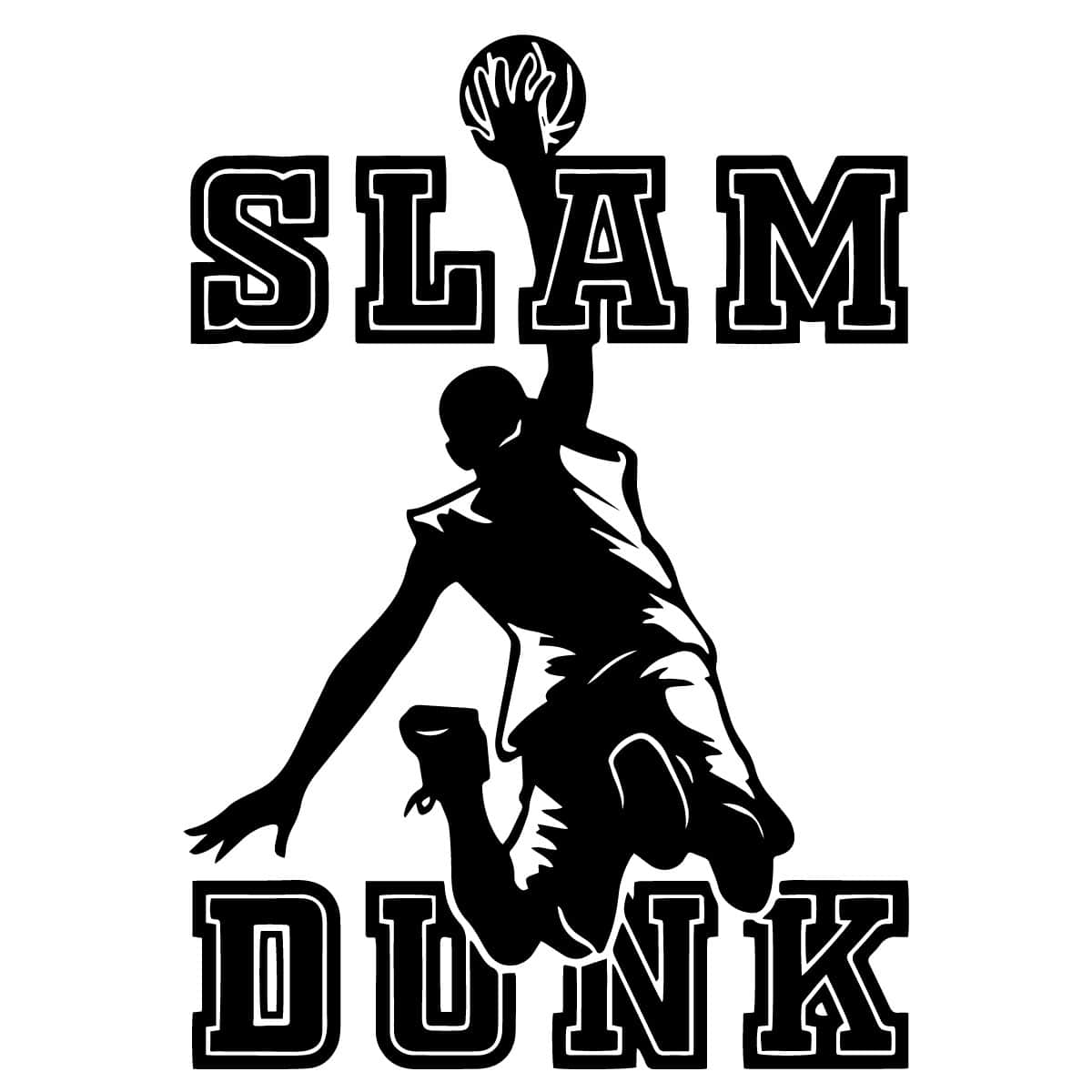 Slam Dunk SVG Trending SVG Dunking Basketball Saying SVG Bak | Inspire ...