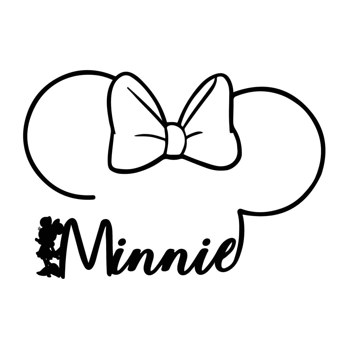 Minnie Head SVG Minnie Mouse SVG Disney SVG Minnie Design SV | Inspire ...