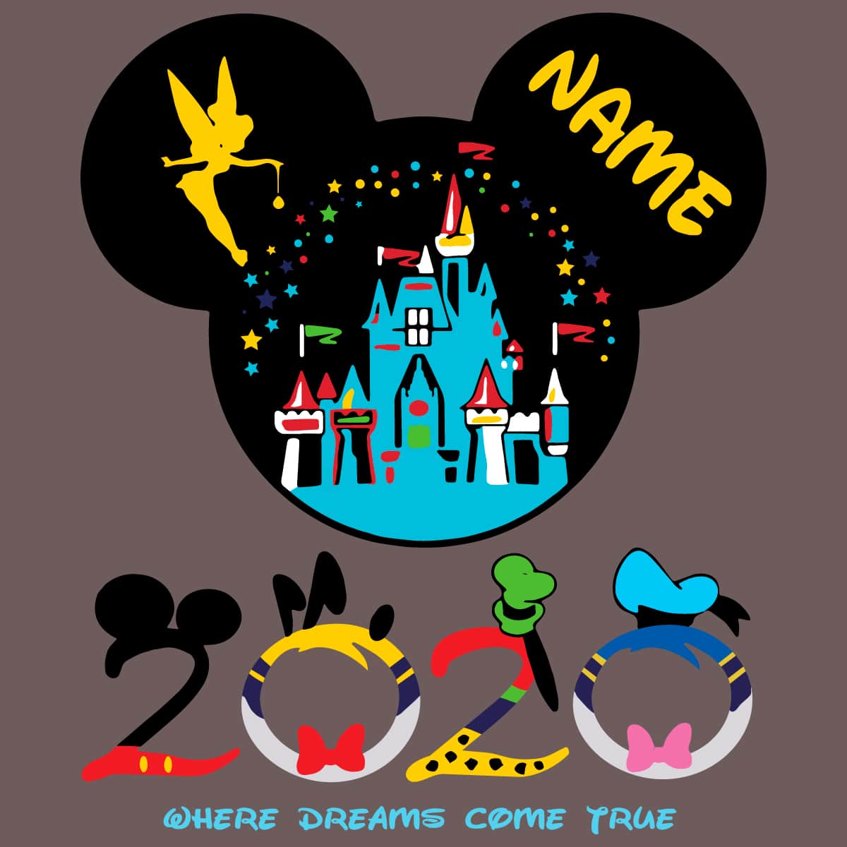 Disney Castle SVG Mickey And Minnie Head SVG Mickey SVG Minn | Inspire ...