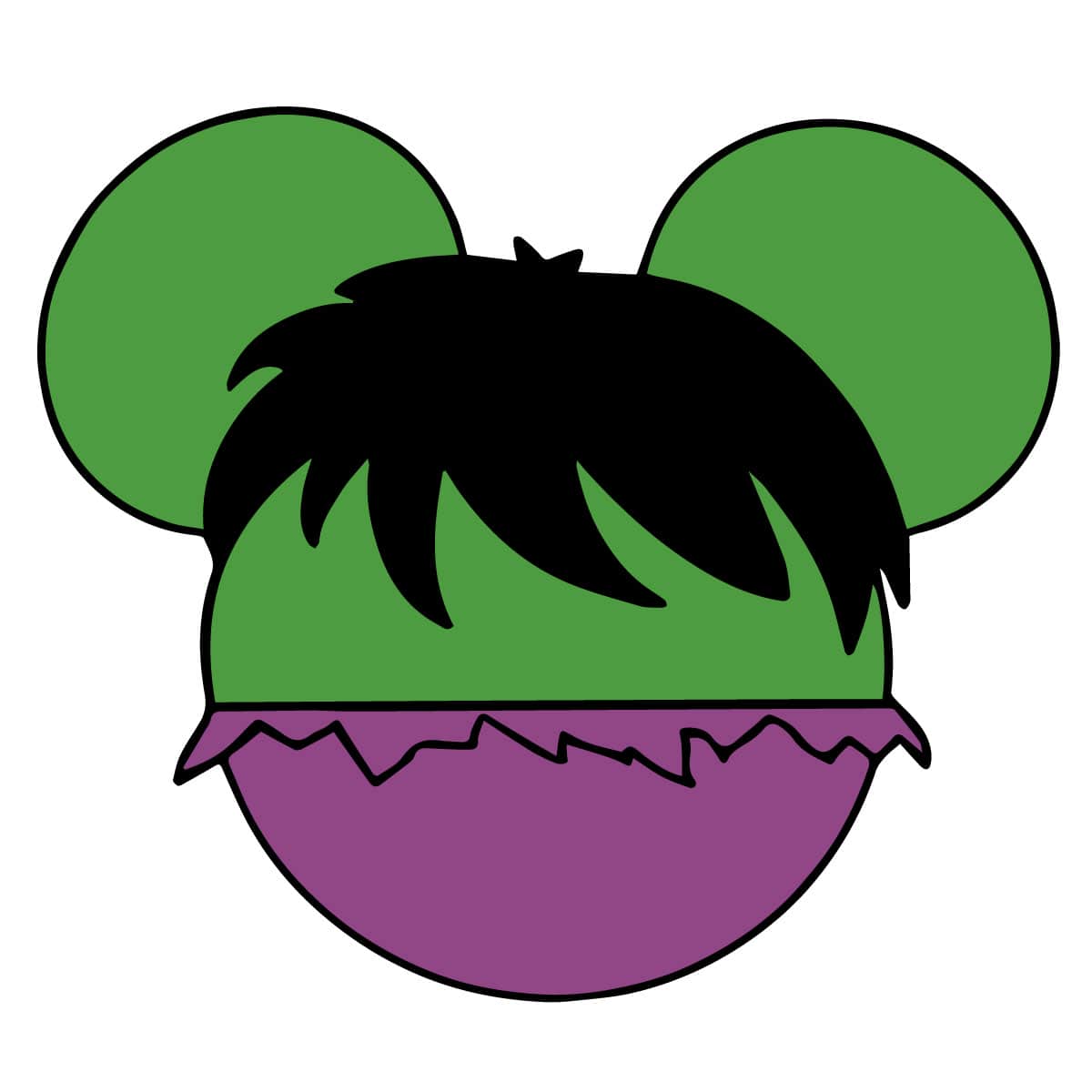 Hulk Mickey Ears SVG Hulk Mickey SVG Marvel SVG Hulk SVG Mic | Inspire ...