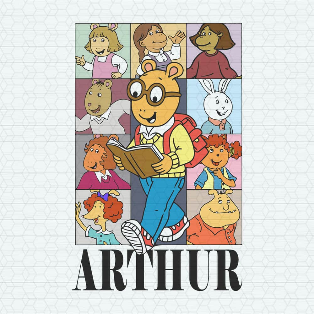 Arthur And Friends 90s Cartoon Characters SVG | Inspire Uplift