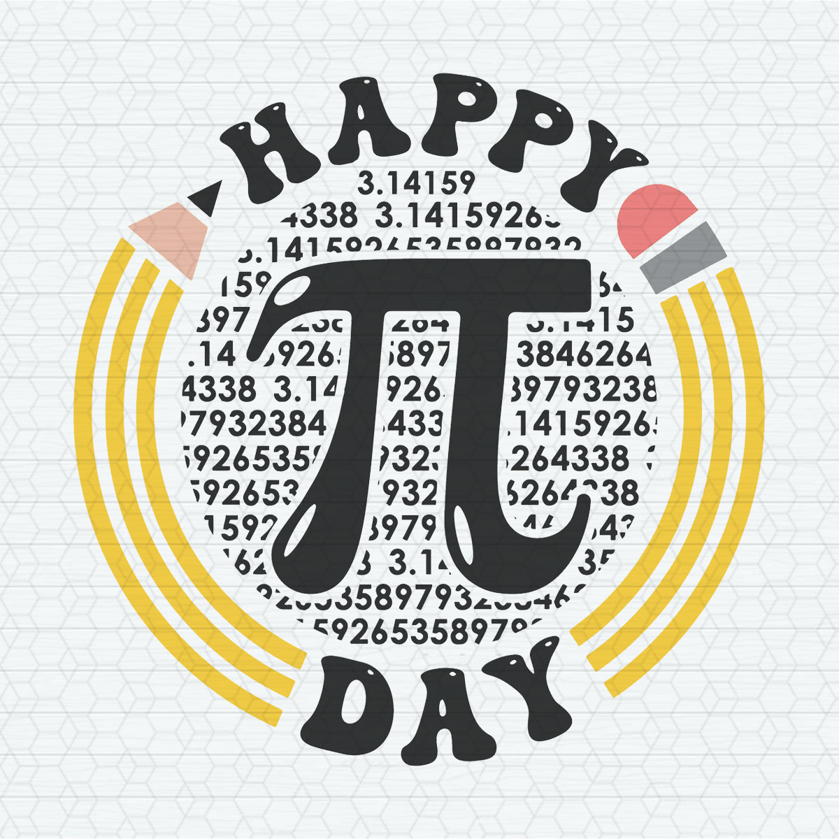 Happy Pi Day Mathematic Pi Symbol SVG - Inspire Uplift