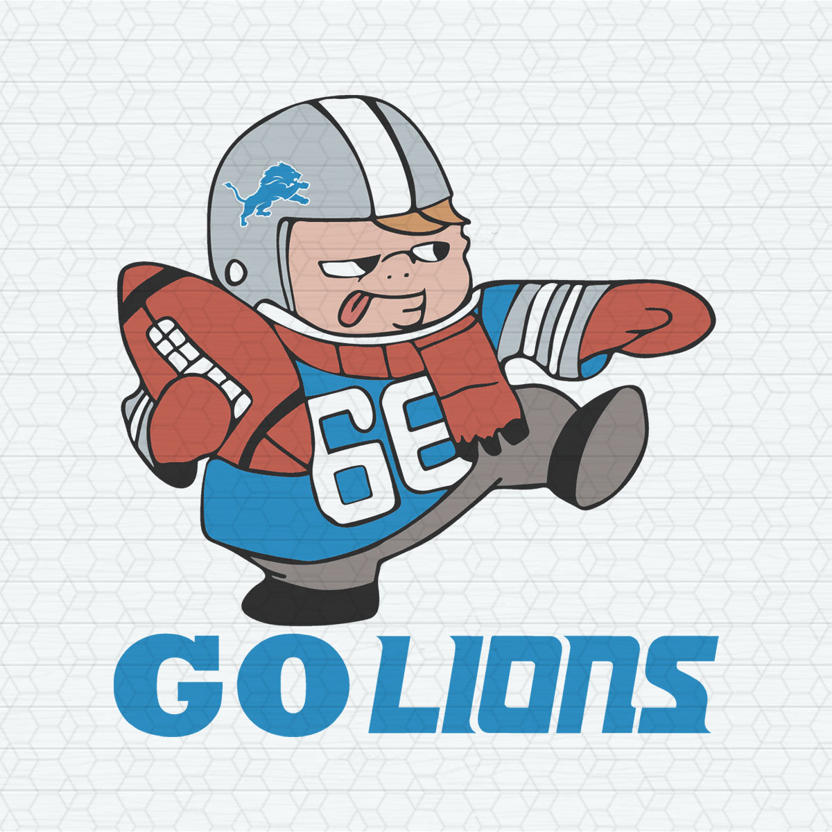 Funny Go Lions Super Bowl Meme SVG - Inspire Uplift