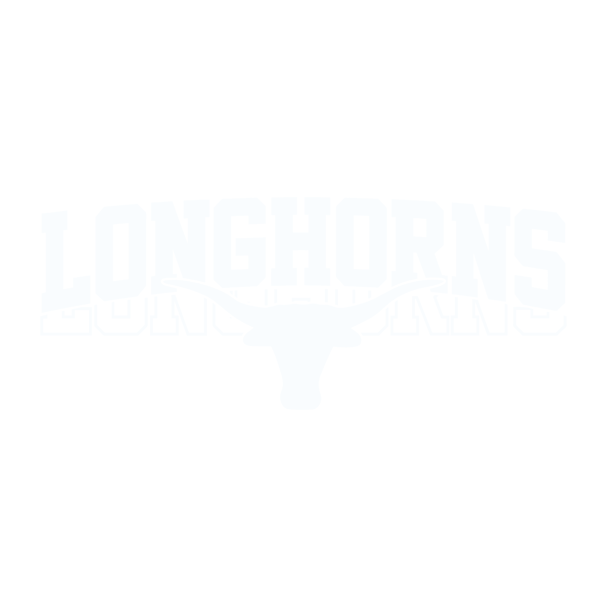 Retro Longhorns Logo Texas Football SVG | Inspire Uplift