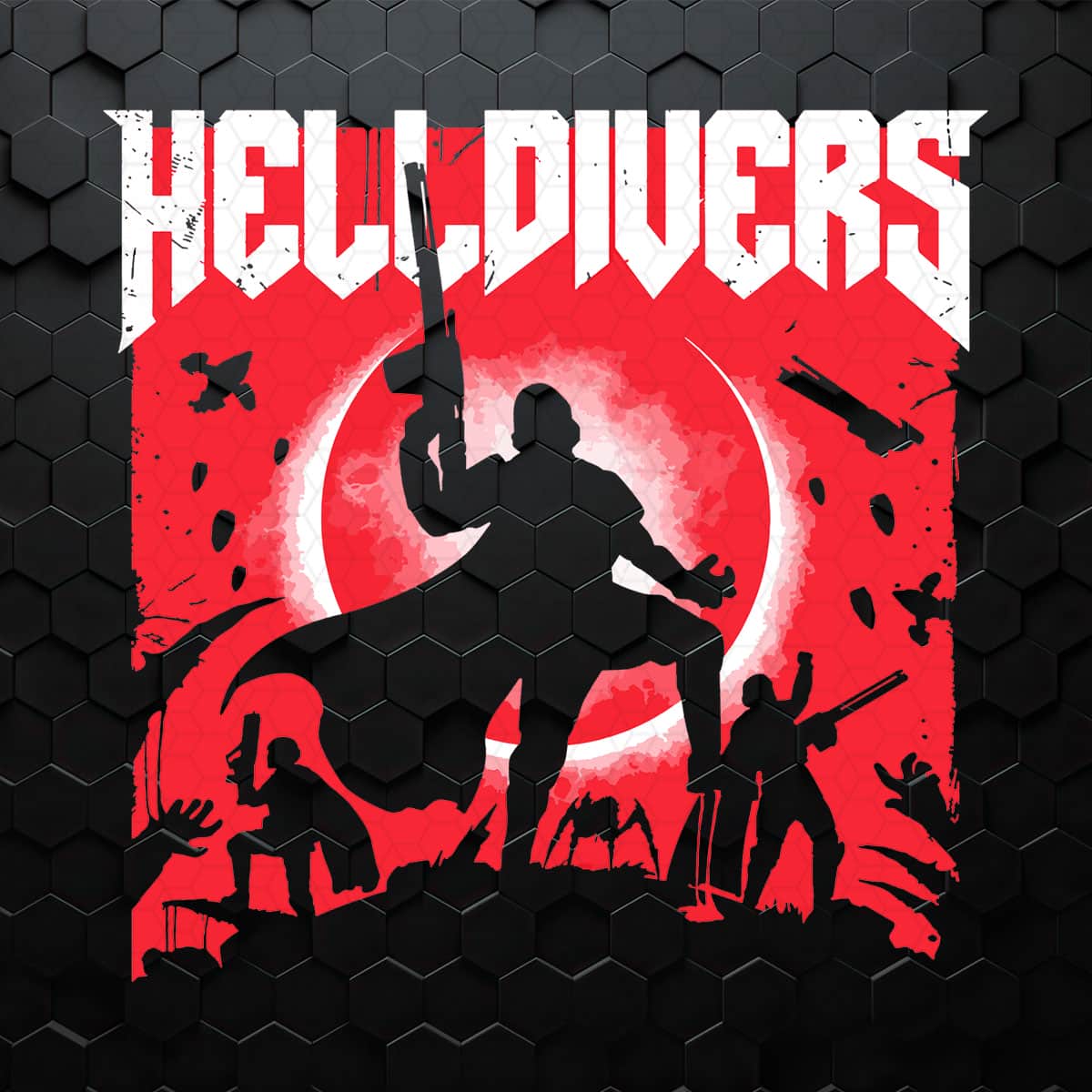 Vintage Helldivers 2 Skull Character PNG | Inspire Uplift