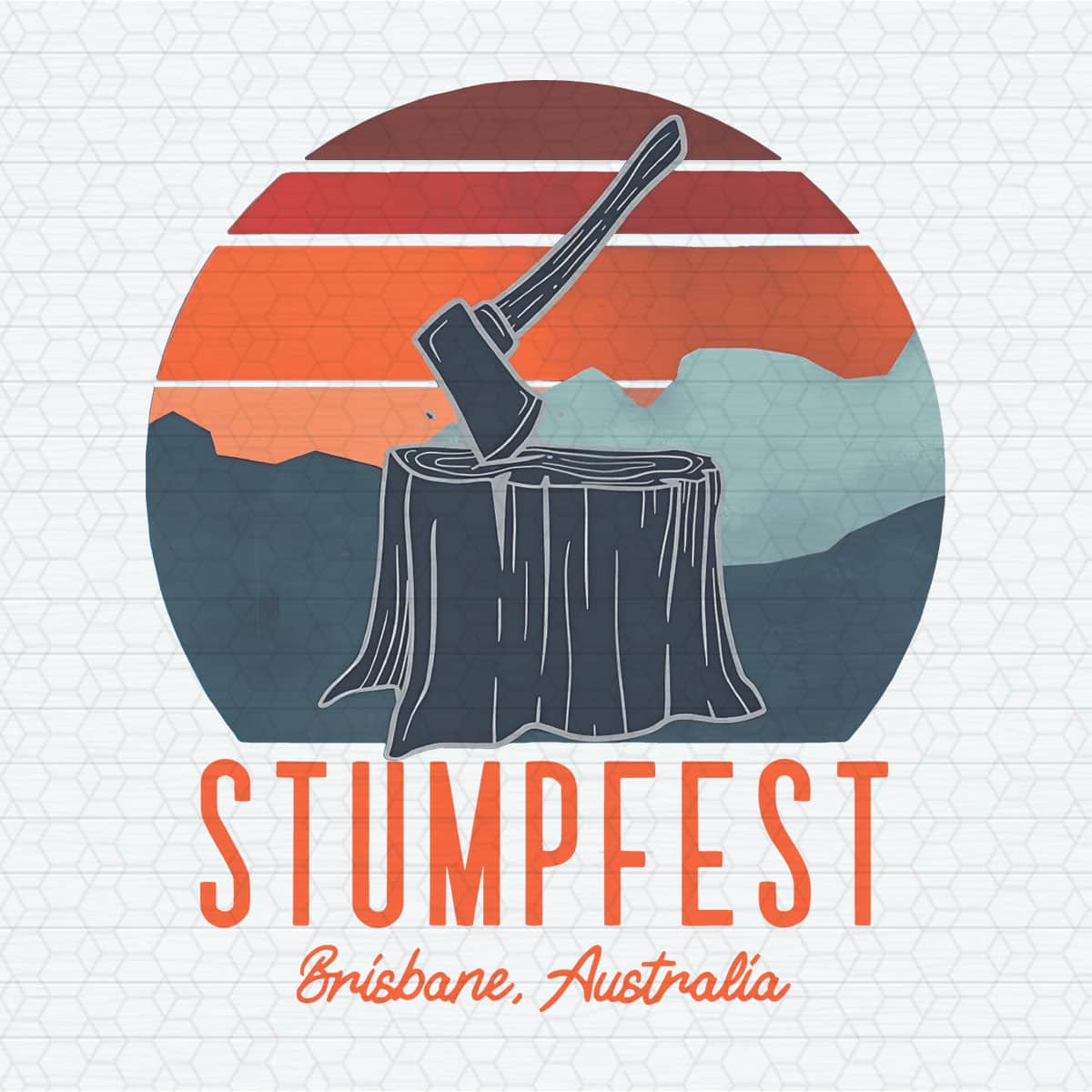 Retro Stumpfest Bluey Cartoon PNG | Inspire Uplift