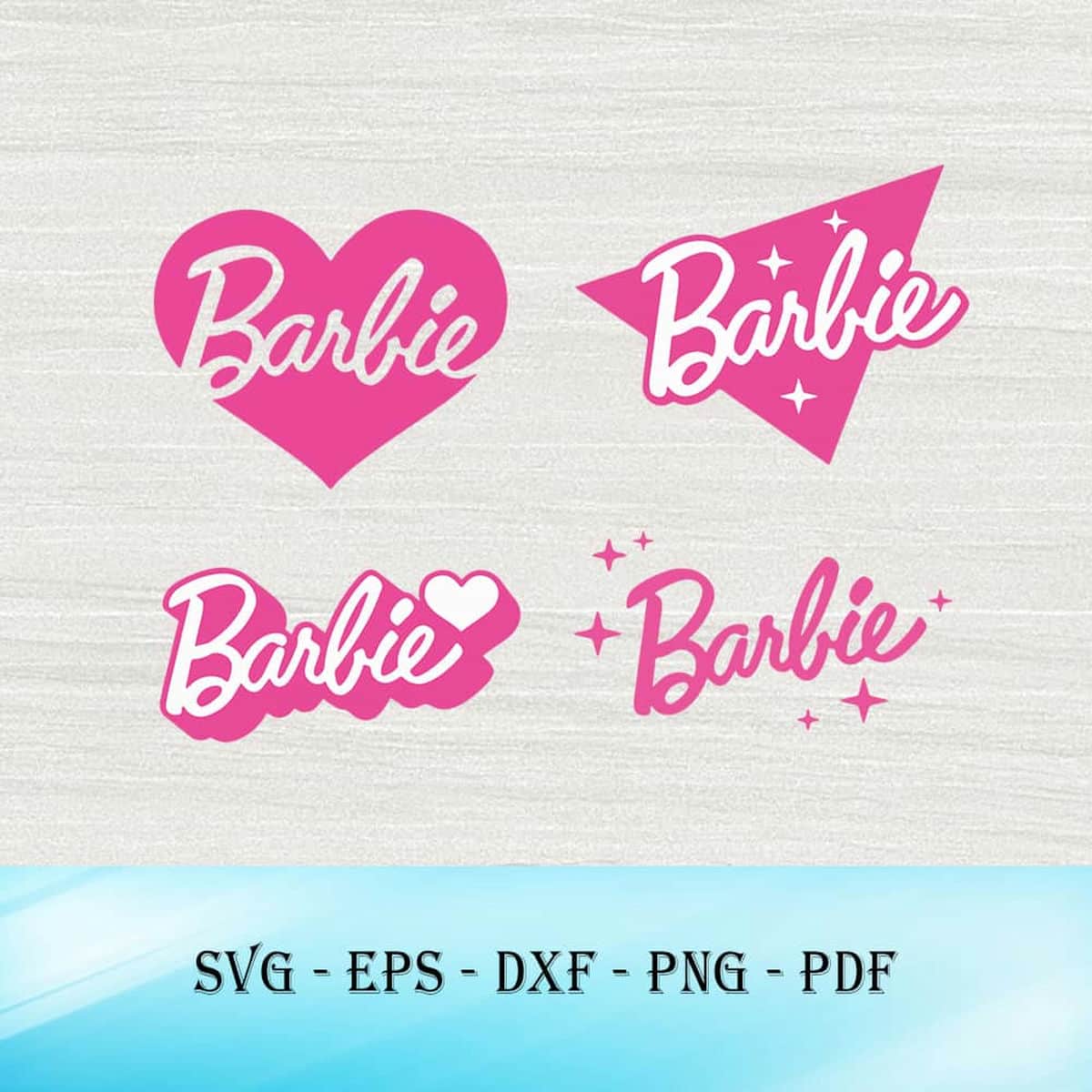 Barie Logo Bundle SVG Barbie Doll SVG Digital File Barie Lov - Inspire ...