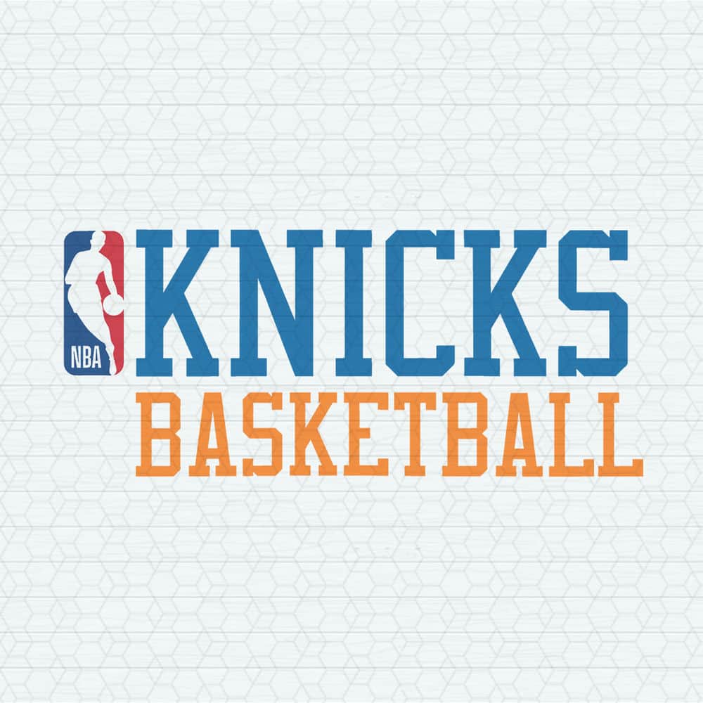 Vintage Knicks Basketball Nba Team SVG | Inspire Uplift