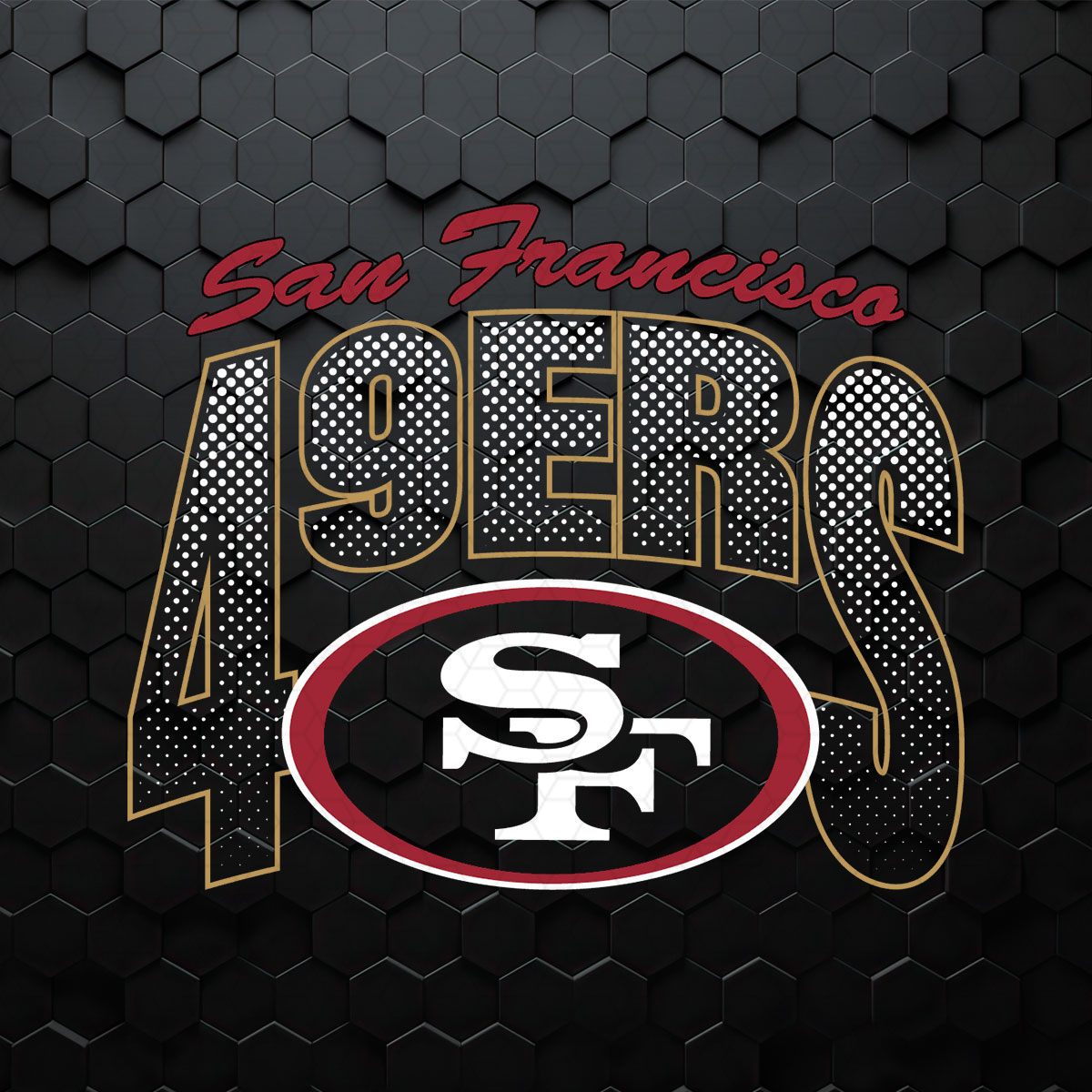 Vintage San Francisco 49ers SVG Digital Download - Inspire Uplift