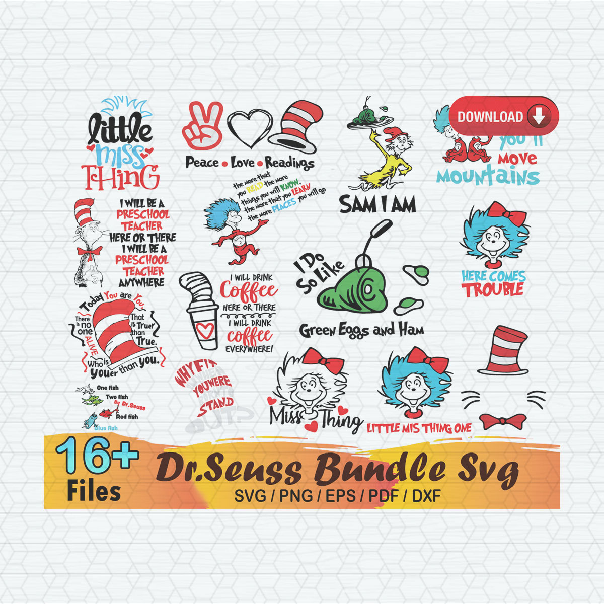 16 Dr Seuss Bundle Dr Seuss H | Inspire Uplift