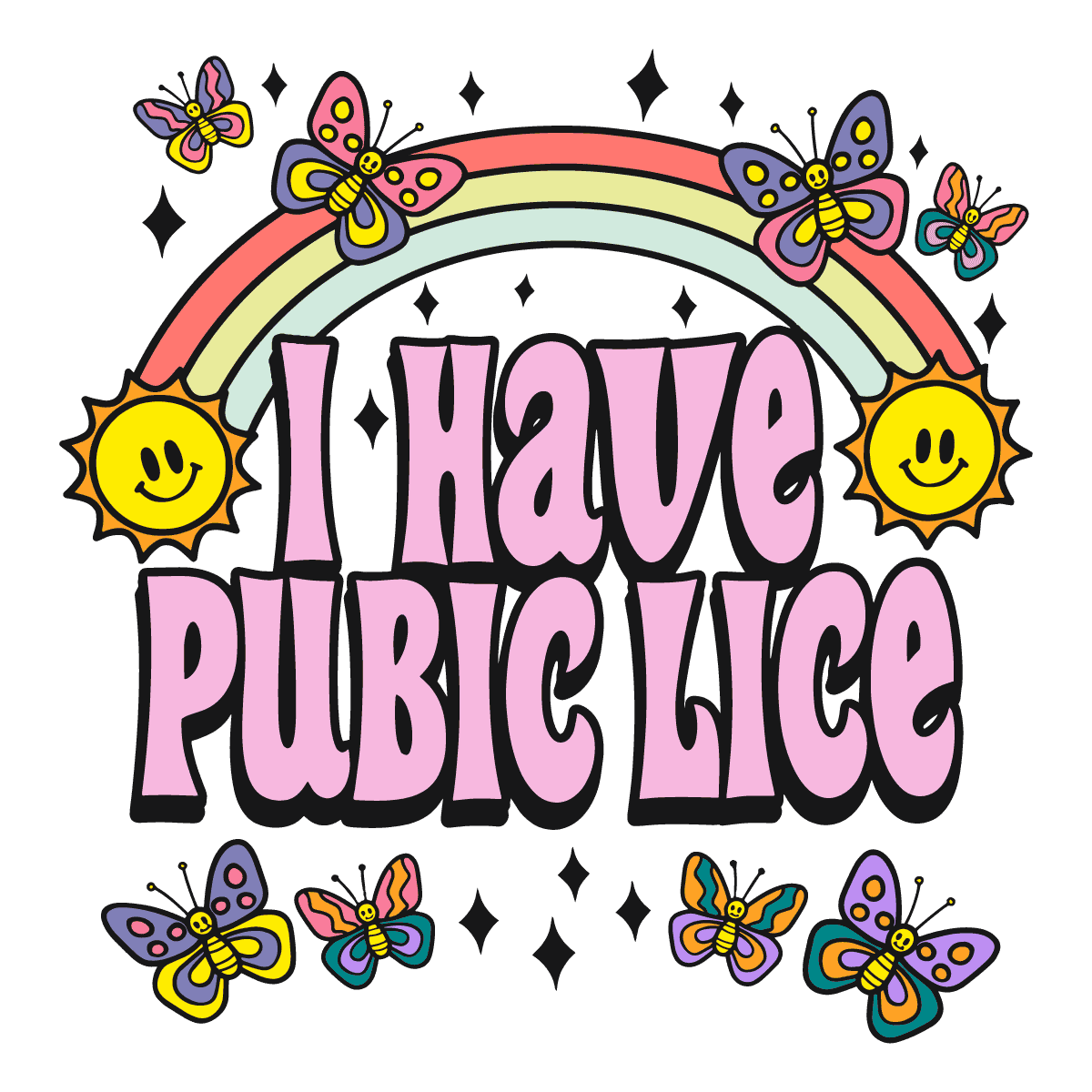 Funny I Have Pubic Lice SVG - Inspire Uplift