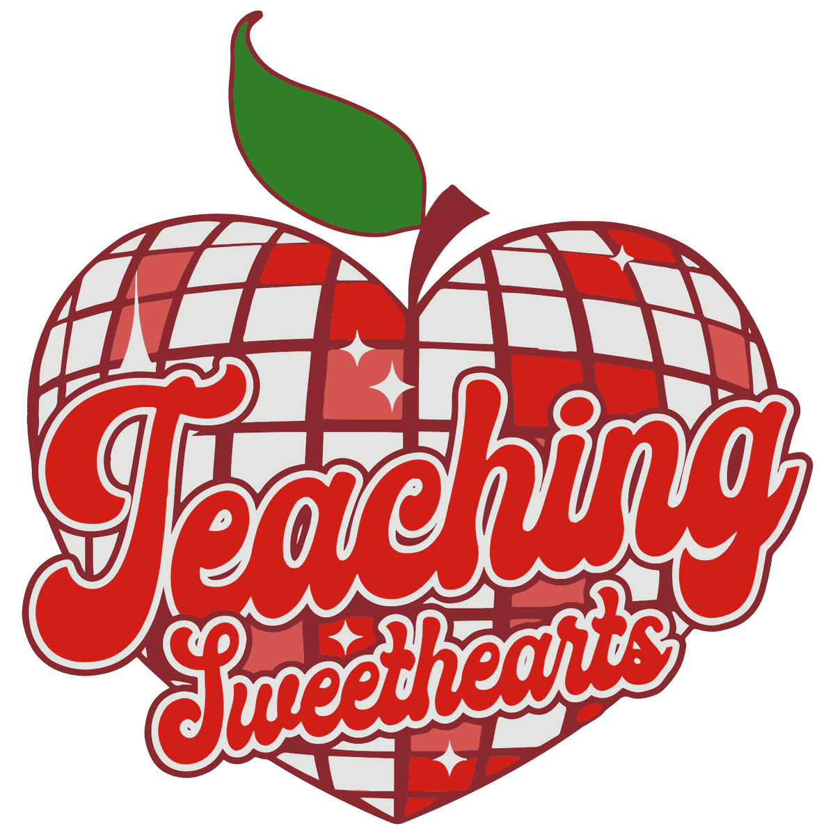 Teaching Sweethearts Teacher Valentine SVG - Inspire Uplift