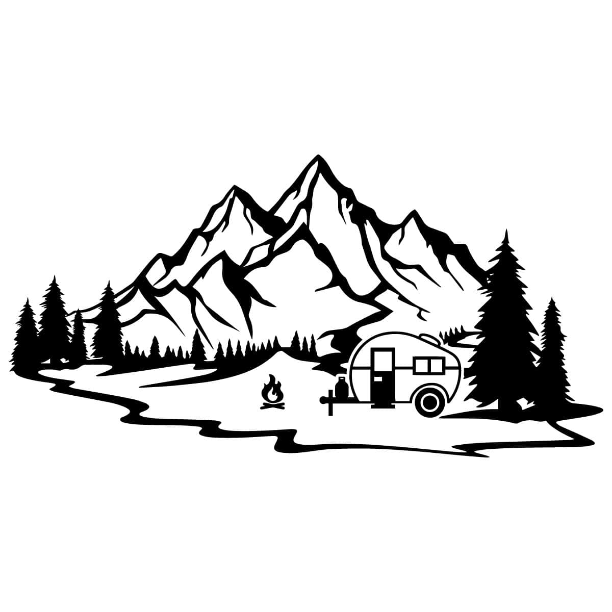 Forest Camper SVG Forest SVG Camping SVG Pine Tree SVG Campi - Inspire ...