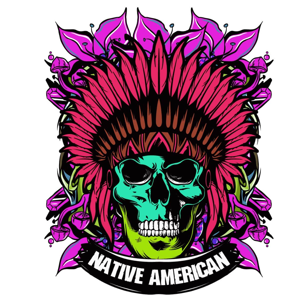 Native American Retro Native AmericanSVG Native American SVG | Inspire ...