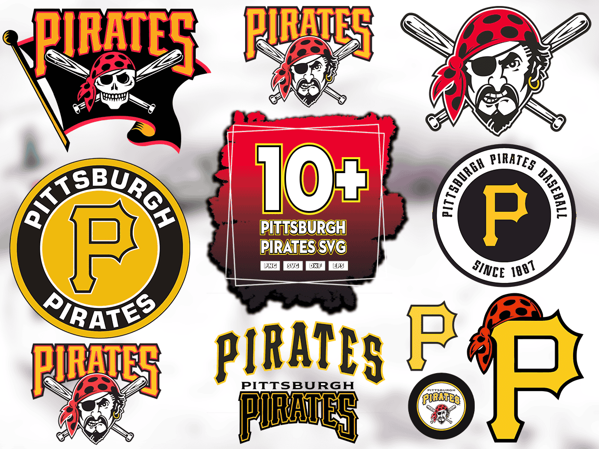 10 Files Pittsburgh Pirates Svg Bundle, Pirates Baseball Log | Inspire ...