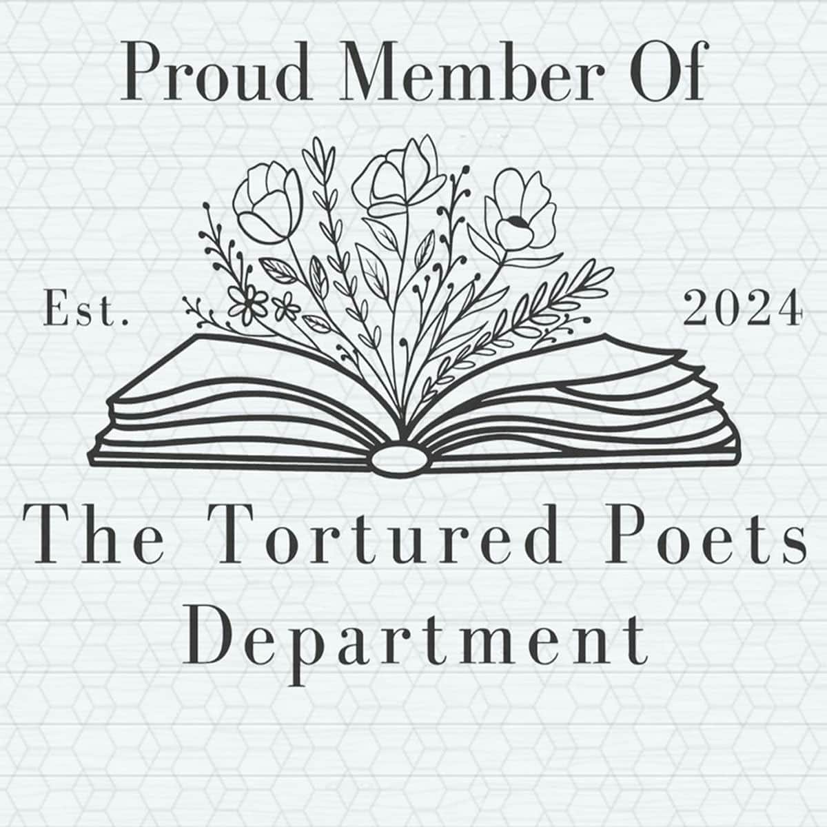 Retro Pround Member Of The Tortured Po1ets Department SVG - Inspire Uplift