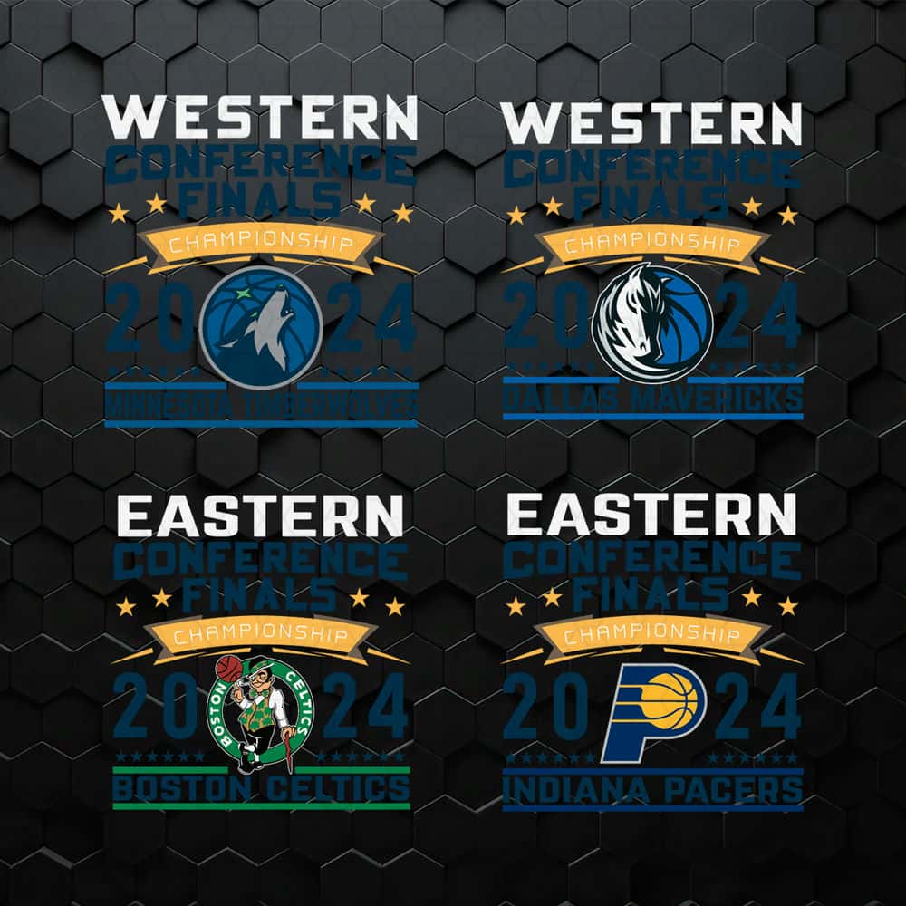 Nba 2024 Conference Finals Championship SVG Bundle1 - Inspire Uplift