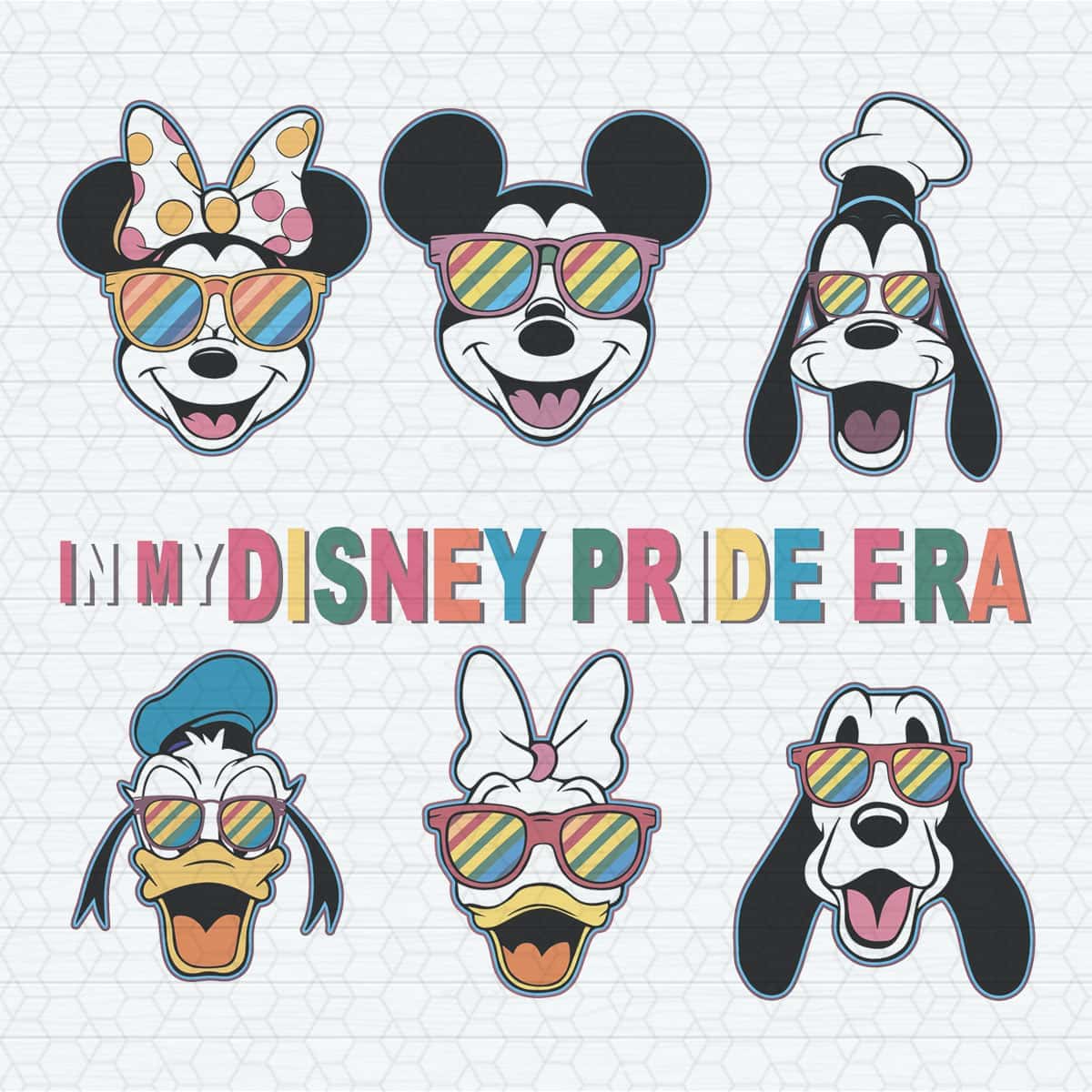In My Disney Pride Era Cute Disney Friends SVG - Inspire Uplift