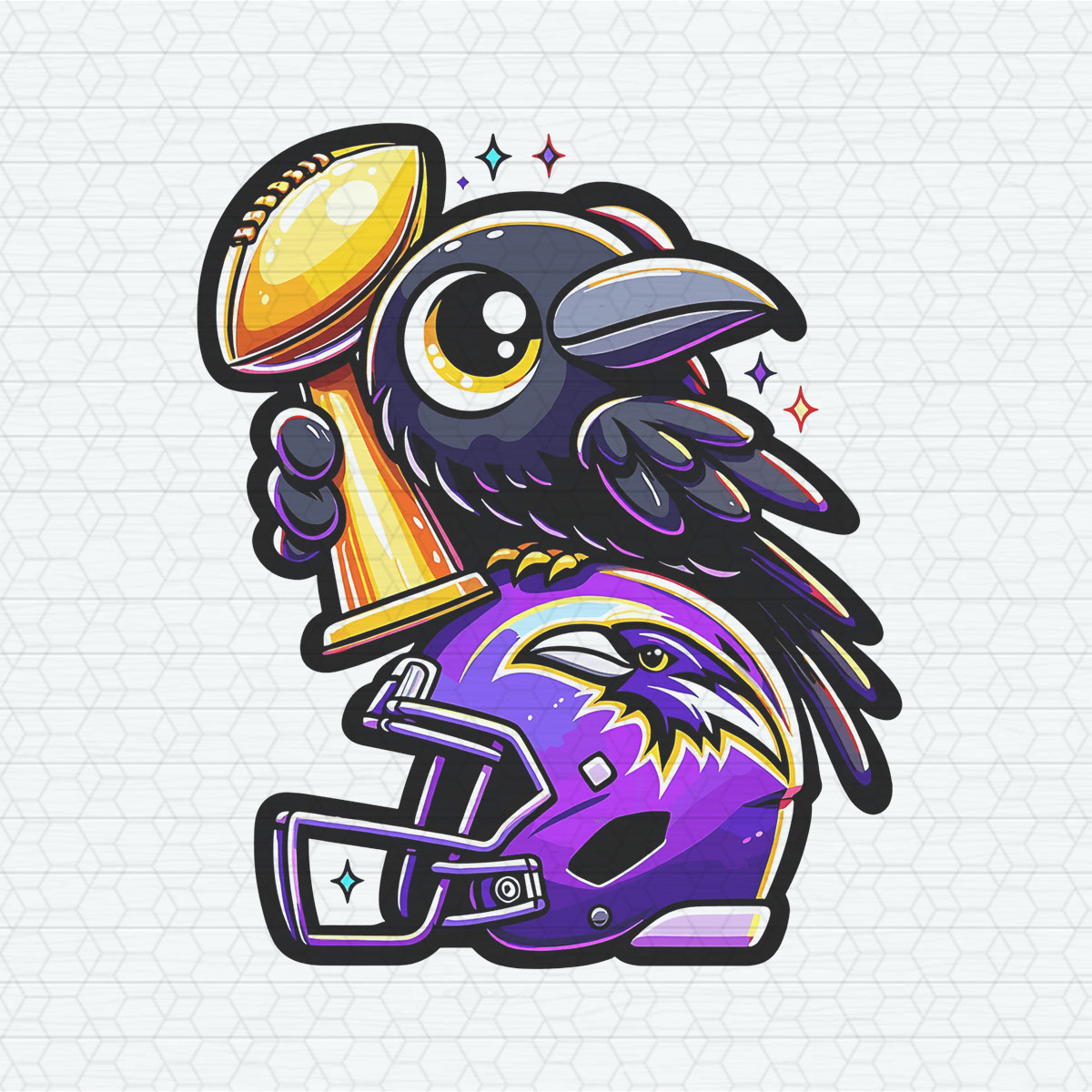Baltimore Ravens Nfl Trophy Helmet PNG | Inspire Uplift