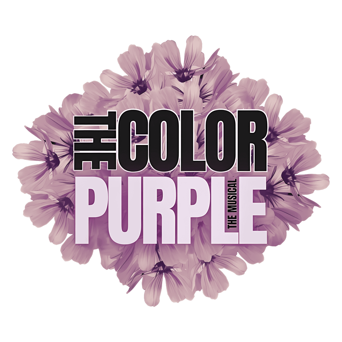 Vintage Flower The Color Purple Musical 2023 Movie PNG | Inspire Uplift