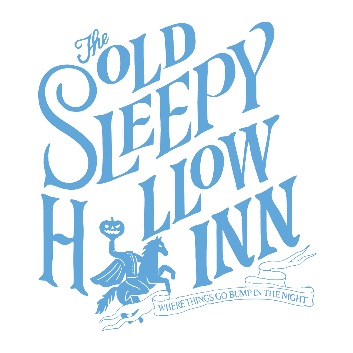 The Old Sleepy Hollow Inn Logo SVG Graphic Design File | Inspire Uplift