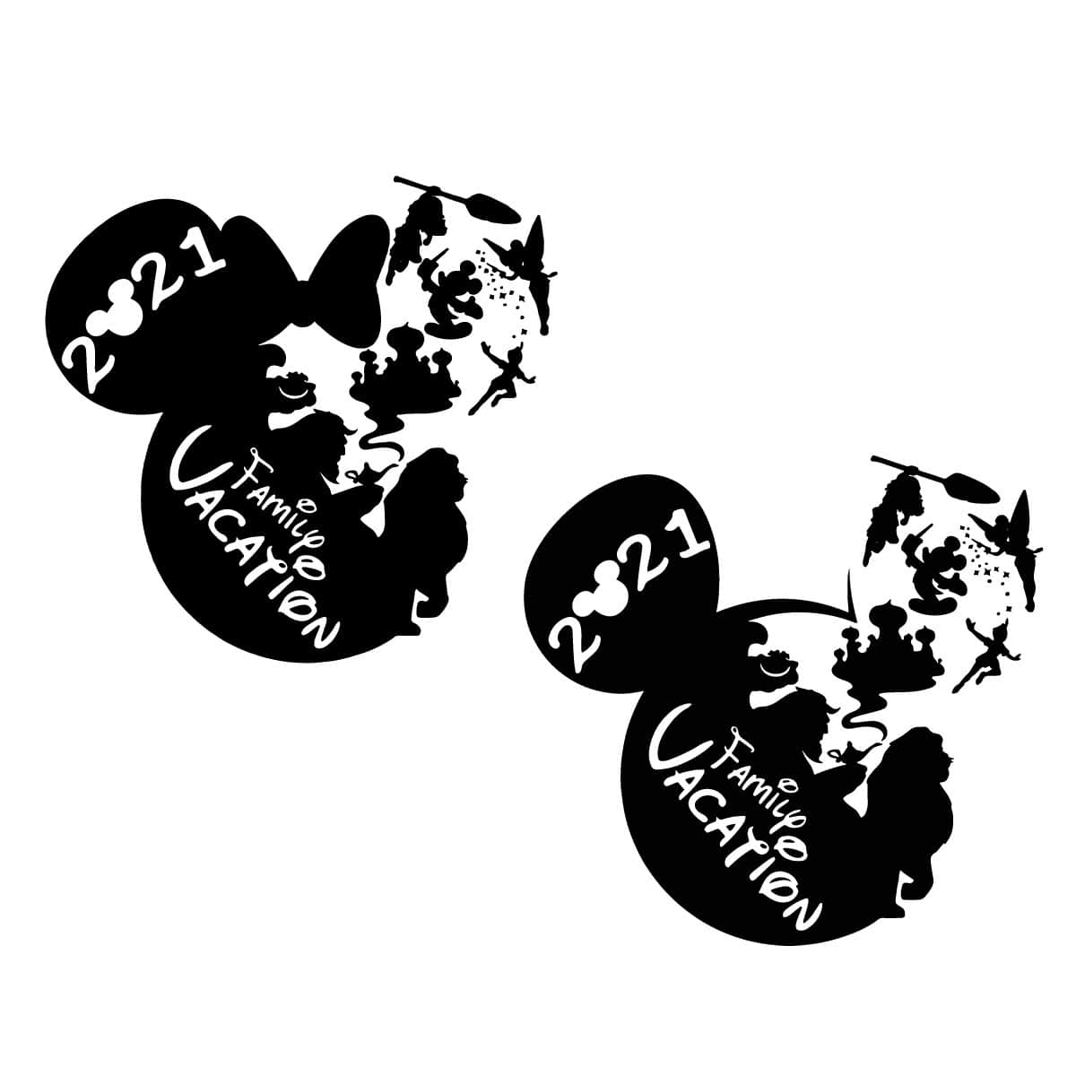 2 Family Vacation 2021 Scale SVG Disney SVG Mickey SVG Wa1lt | Inspire ...