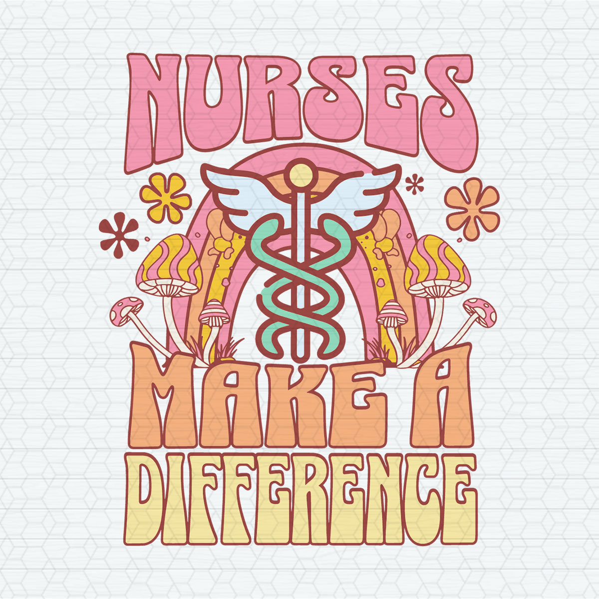 Retro Nurses Make A Different SVG | Inspire Uplift