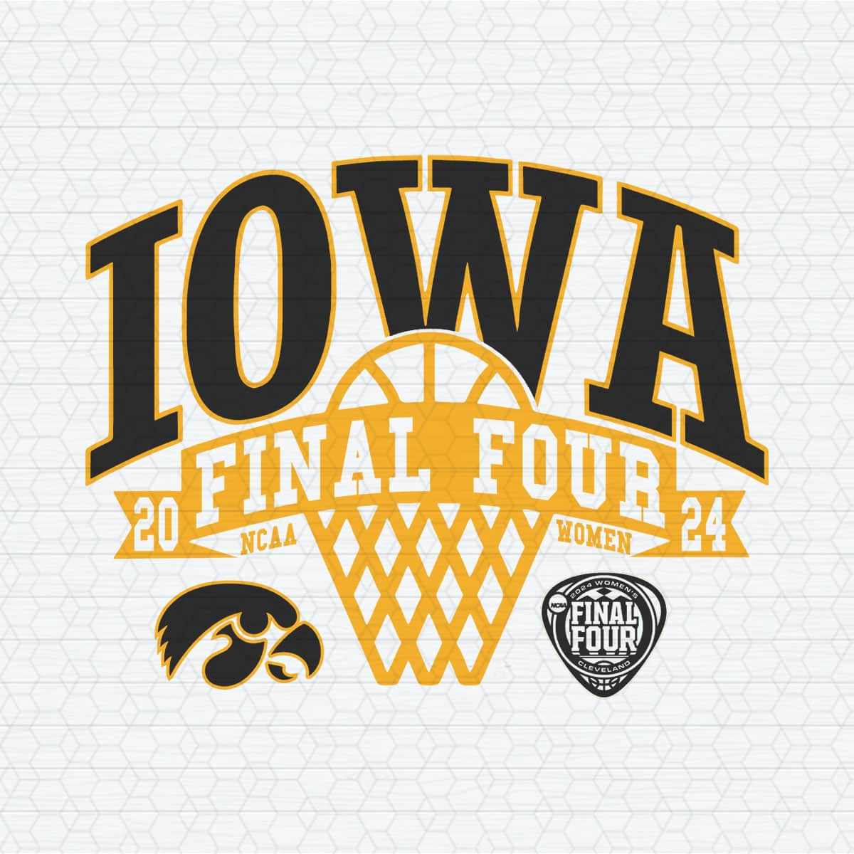Iowa Final Four 2024 Womens Basketball Ncaa SVG - Inspire Uplift
