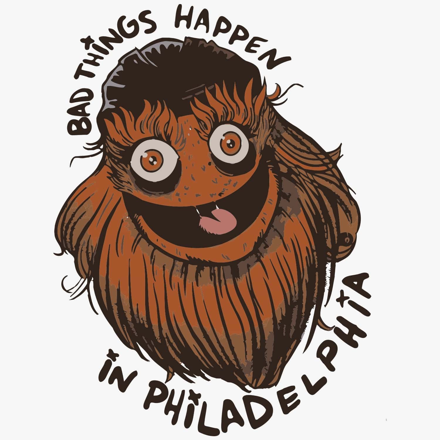 Funny Gritty Bad Things Happen In Philadelphia SVG Philadelp | Inspire ...