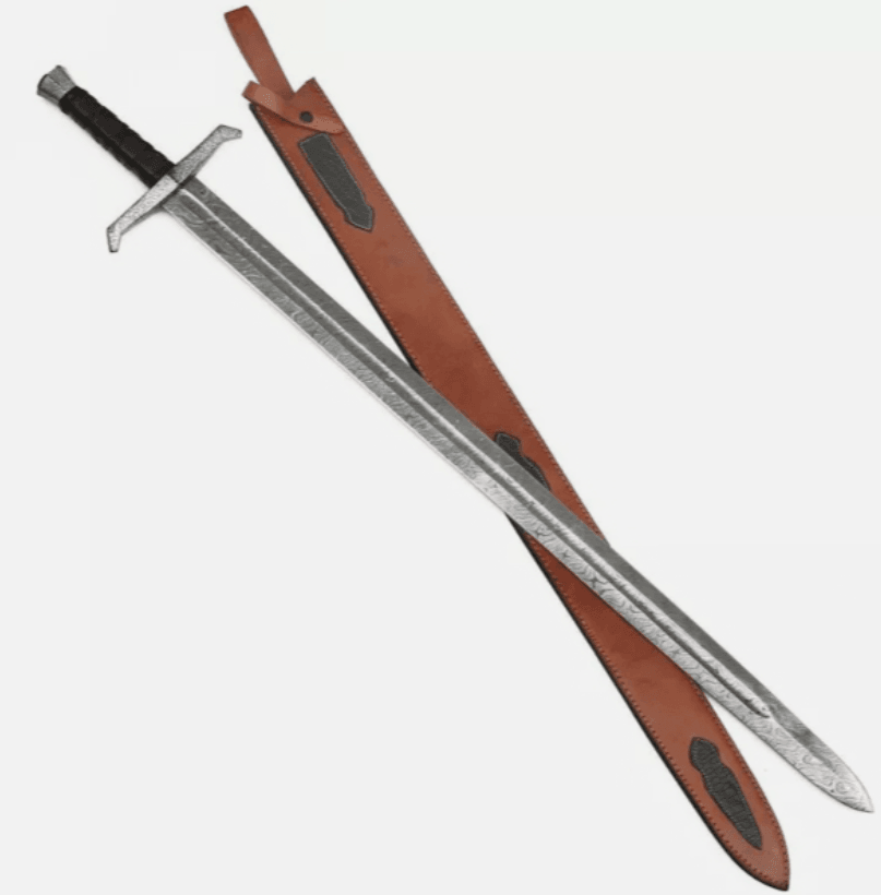 Handmade Damascus Viking Sword - Battle-Ready Collectible | Inspire Uplift