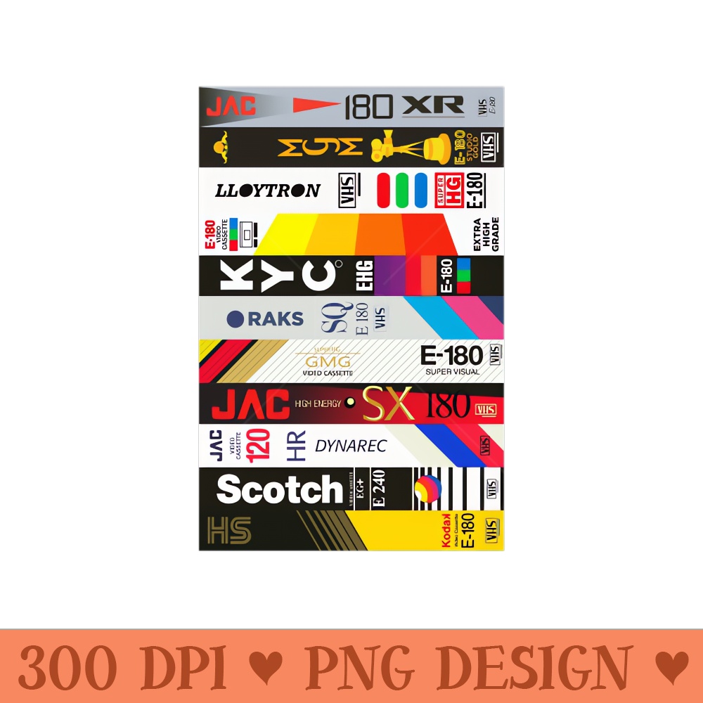 VHS - PNG Downloadable Art - Flexibility | Inspire Uplift