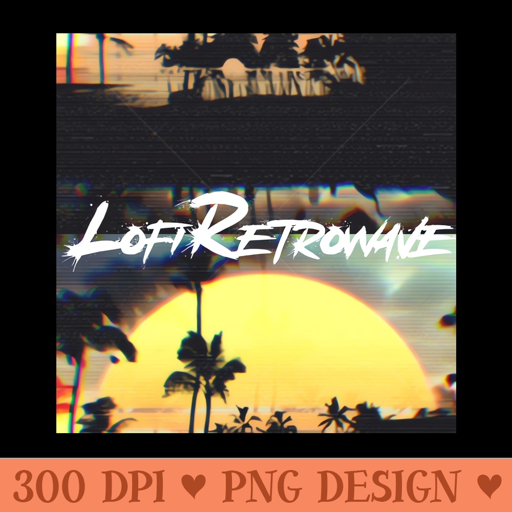 LoFi Retrowave Now vaporwave design - Transparent PNG - Conv | Inspire ...