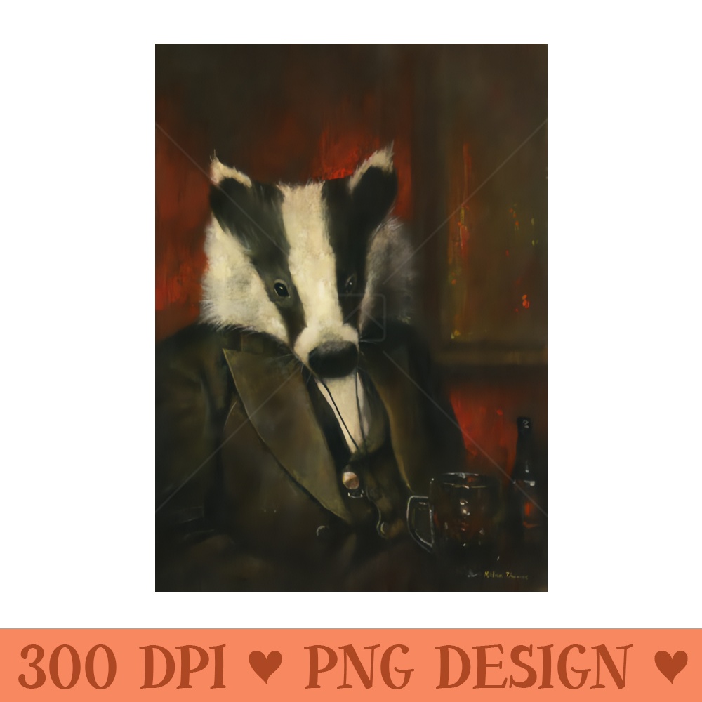 Mr Badger - PNG Downloadable Art - Latest Updates | Inspire Uplift
