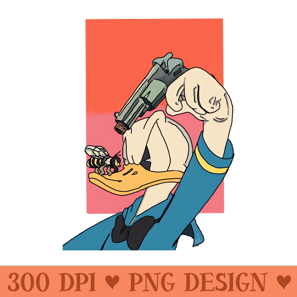 Donald Duck Retro - Download PNG Graphics - High Quality 300 | Inspire ...