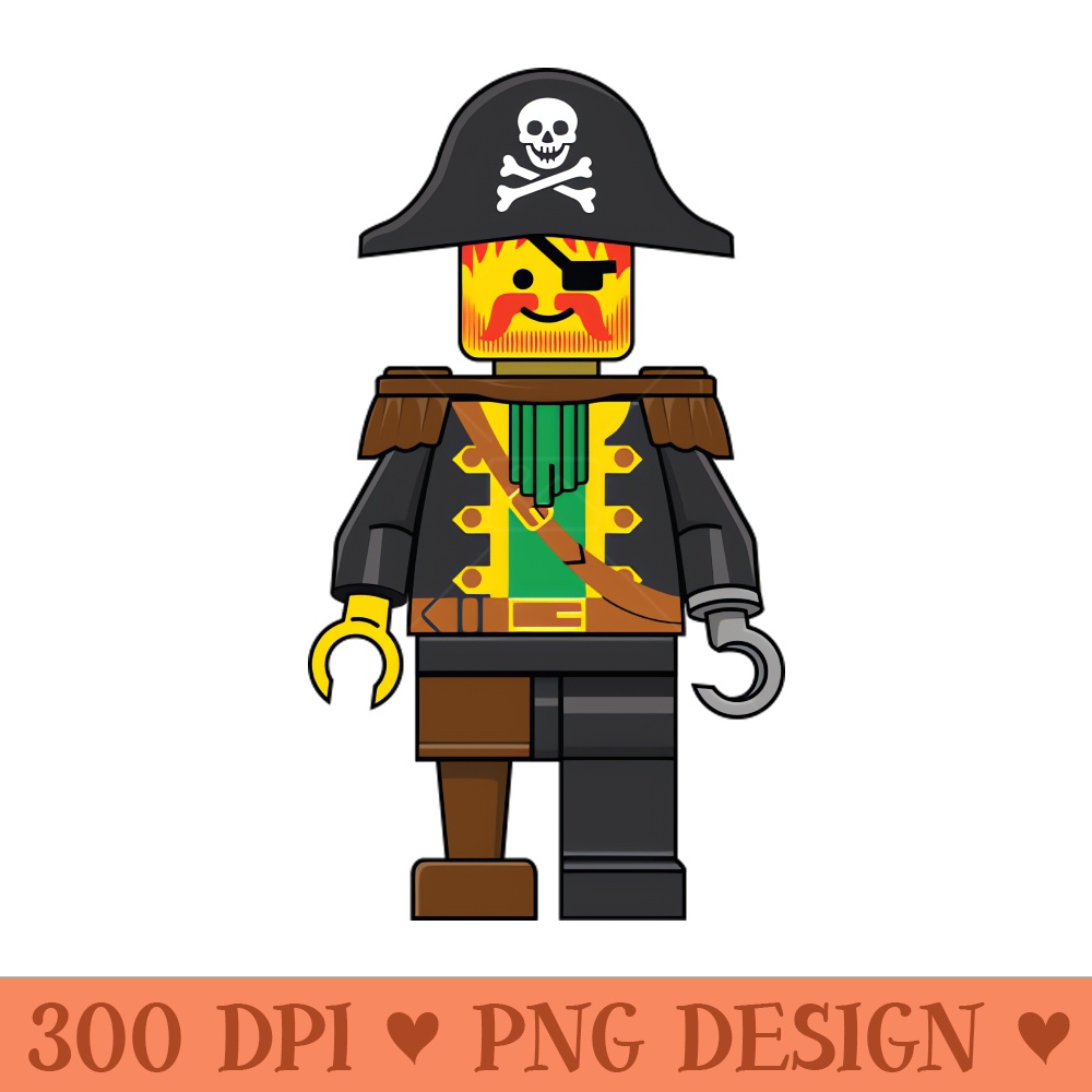 Classic Captain Red Beard - PNG Printables - High Quality 30 | Inspire ...