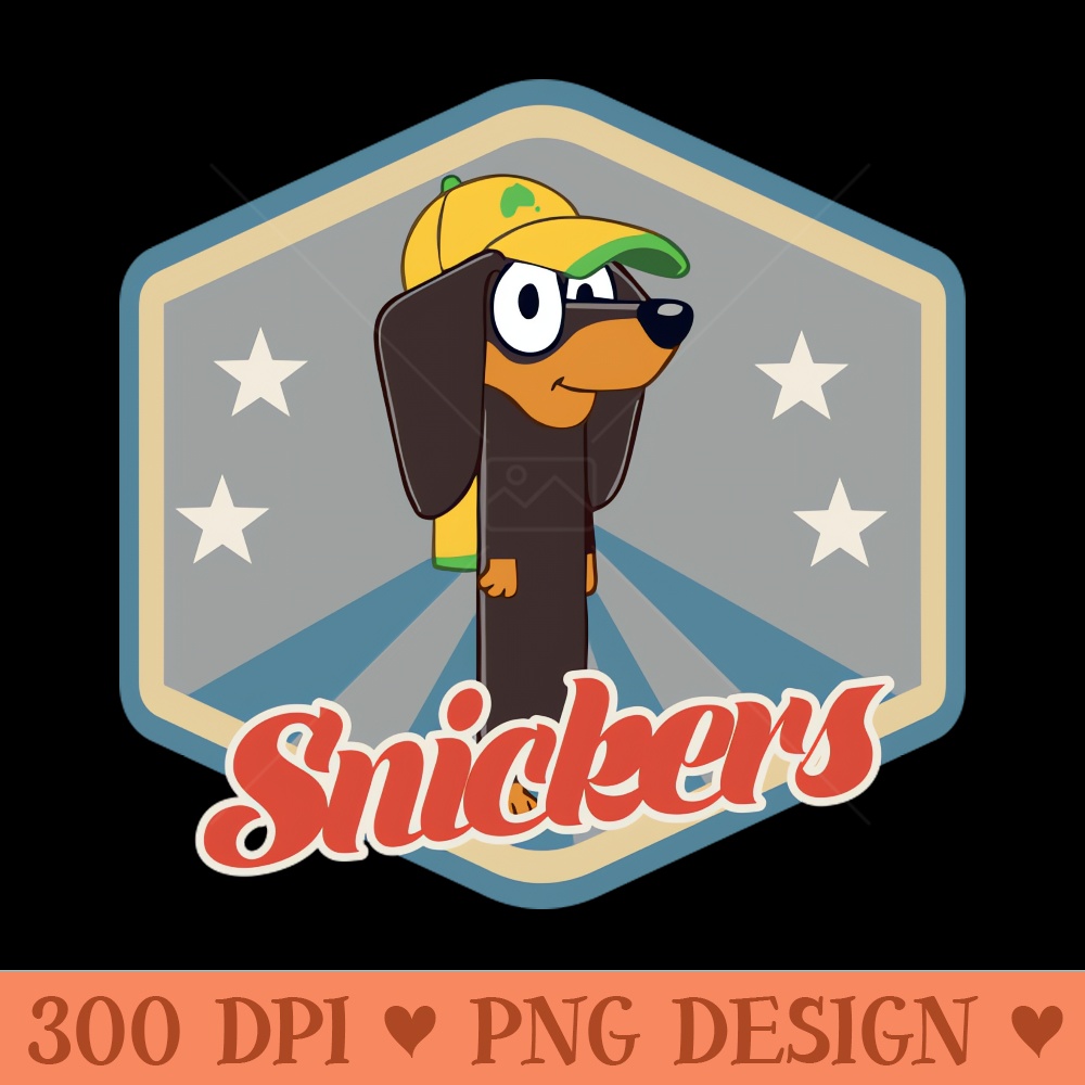 Snickers bluey - PNG Download Bundle - Professional Design - Inspire Uplift