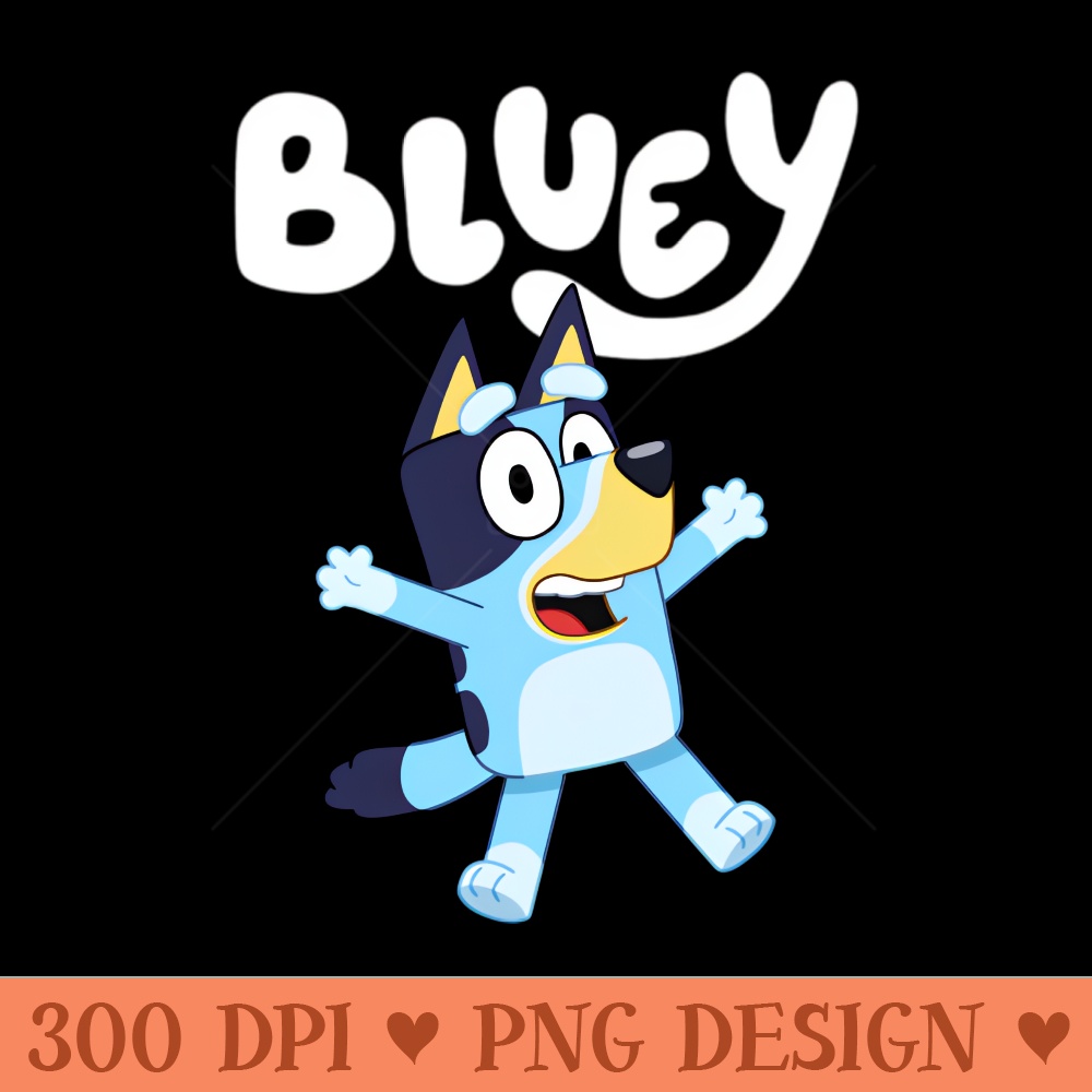 bluey - Downloadable PNG - Flexibility | Inspire Uplift