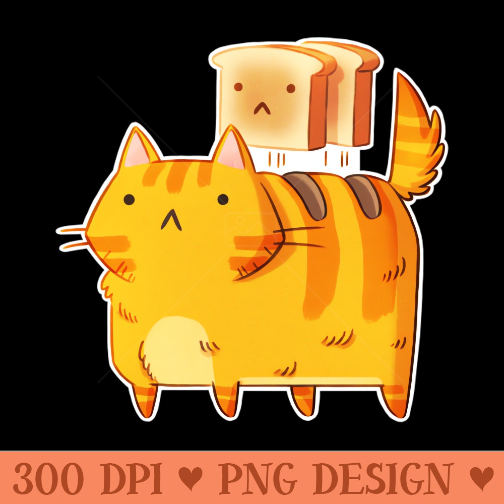 Toaster Cat - PNG Downloadable Resources - Flexibility - Inspire Uplift