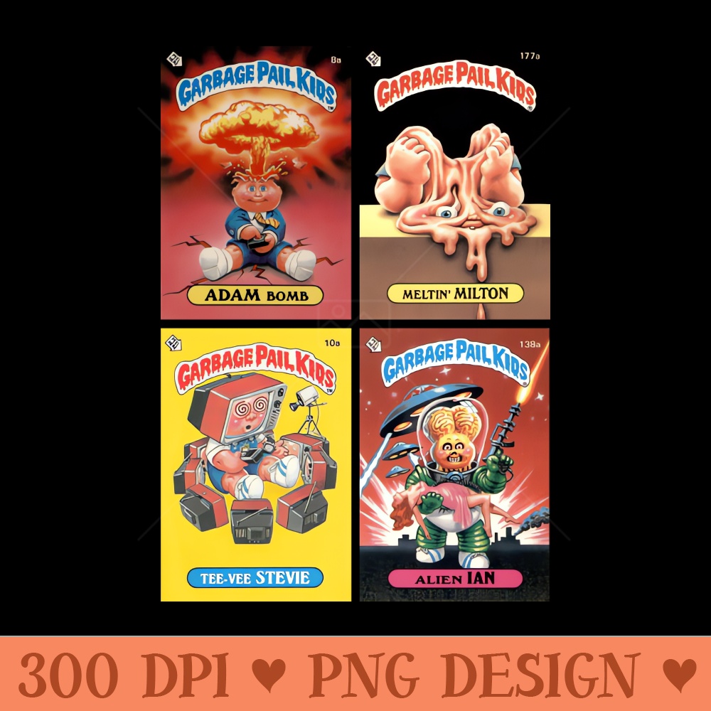 Garbage Pail Kids - Transparent PNG - Good Value | Inspire Uplift