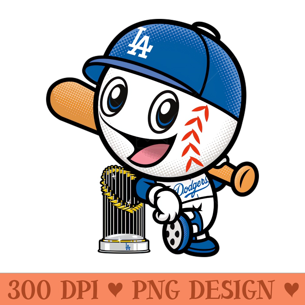 Mr Dodger World Series Champ - Download PNG Graphics - Popul | Inspire ...