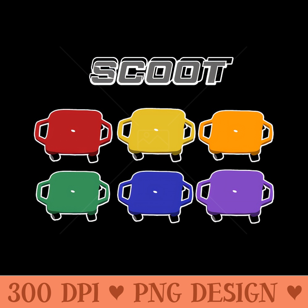 Scoot - PNG Illustrations - High Quality 300 DPI | Inspire Uplift