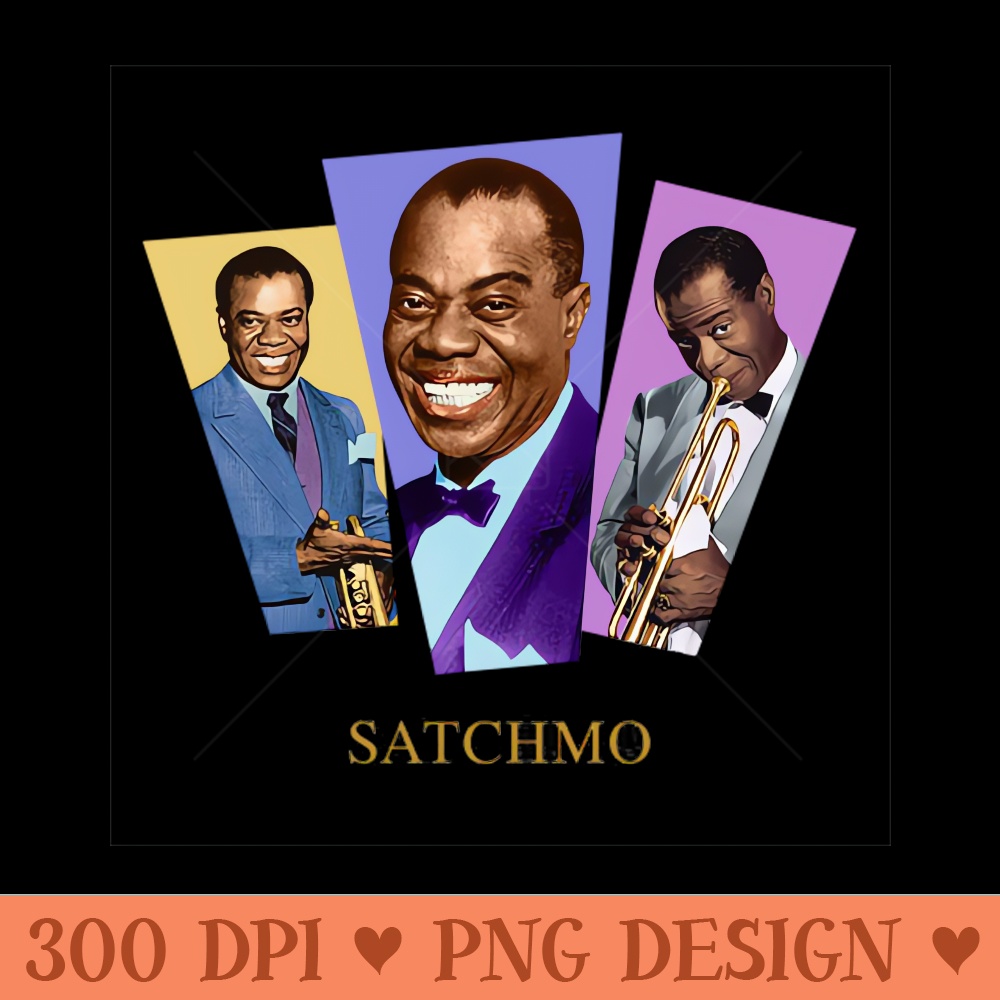 What A Wonderful Louis Armstrong - PNG Printables - Unique | Inspire Uplift