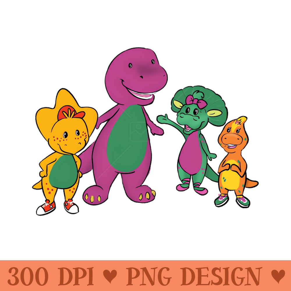 Barney and Friends - Downloadable PNG - Flexibility | Inspire Uplift