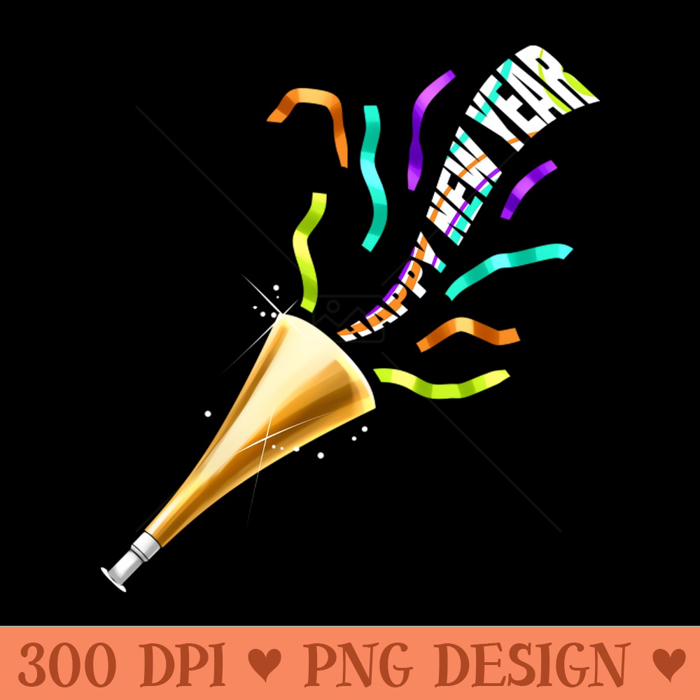 Party Horn Trumpet Flute Happy New Year - PNG Download Websi | Inspire ...