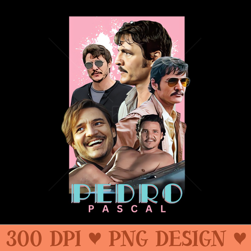 Pedro Pascal - Digital PNG Download - Professional Design | Inspire Uplift