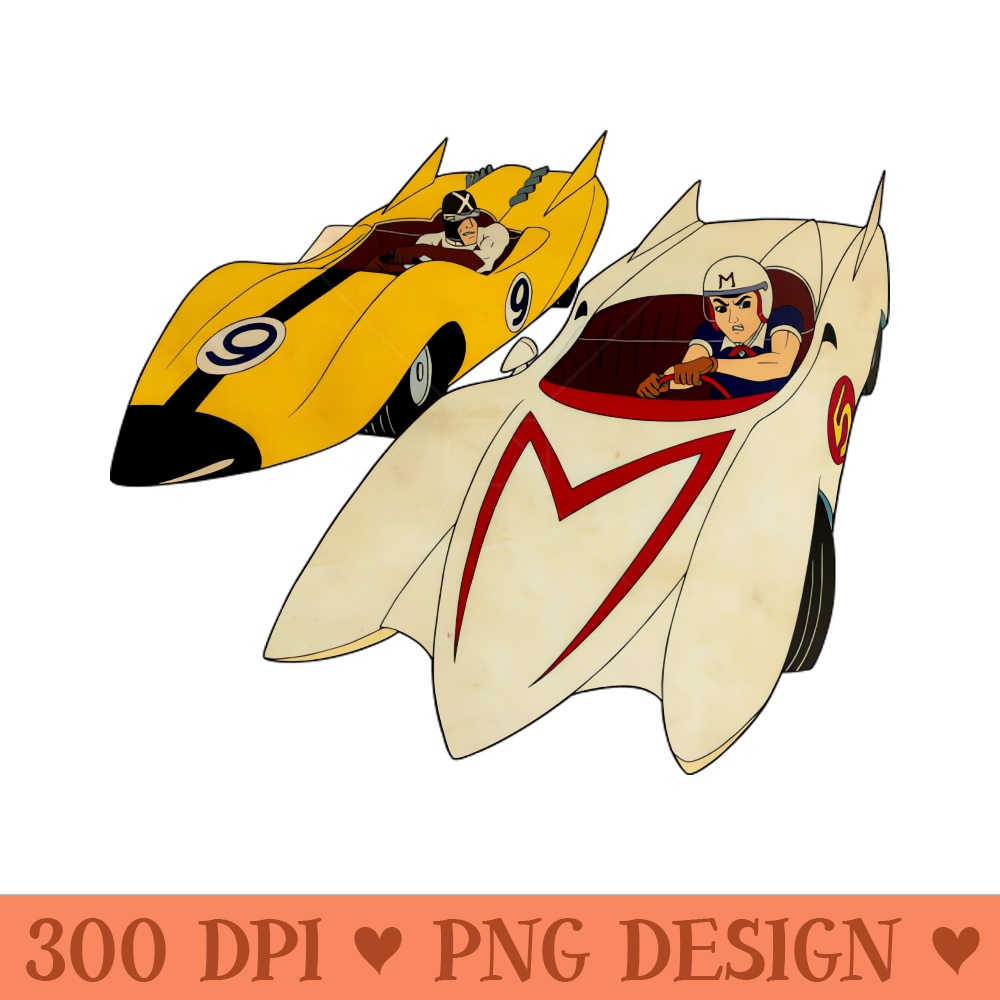 VINTAGE SPEED RACER FIGHT - PNG Download Collection | Inspire Uplift
